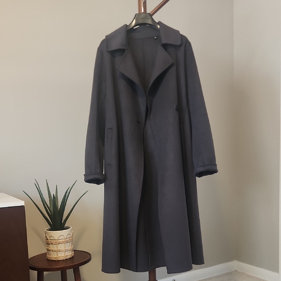 Uniqlo | Jackets & Coats | Uniqlo Double Face Wrap Coat | Poshmark